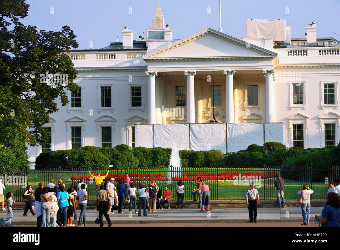 the white house in Washington dc Stock Photo - Alamy
