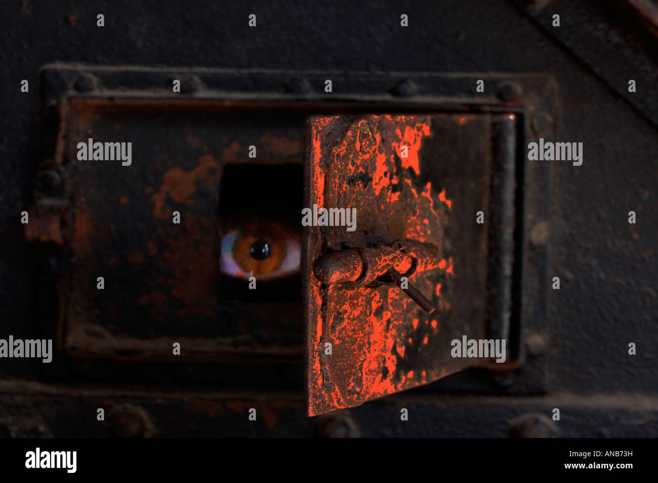 Prisoner looking out of cell hi-res stock photography and images - Alamy