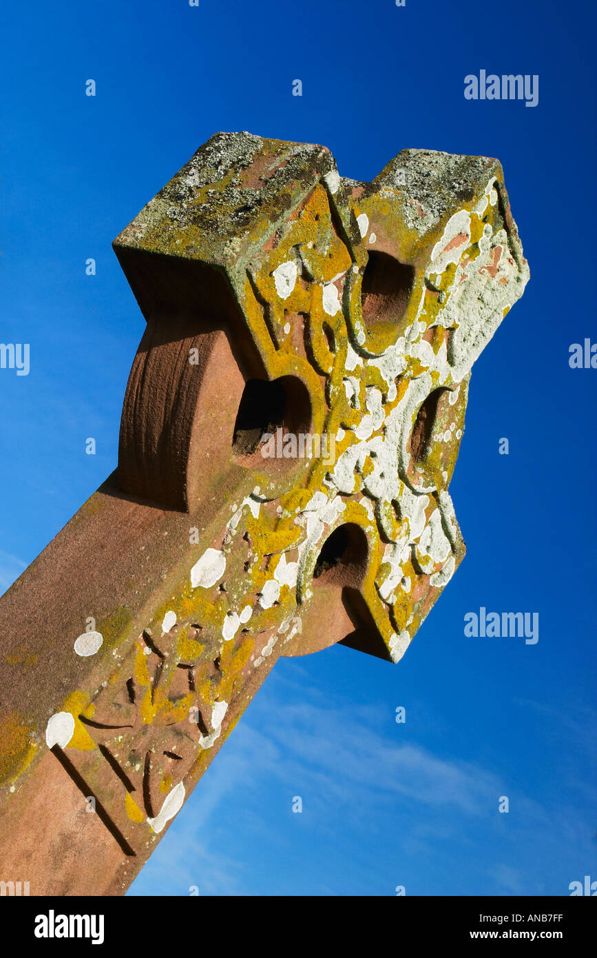 Celtic cross gravestone Kinver South staffordshire england Stock Photo ...