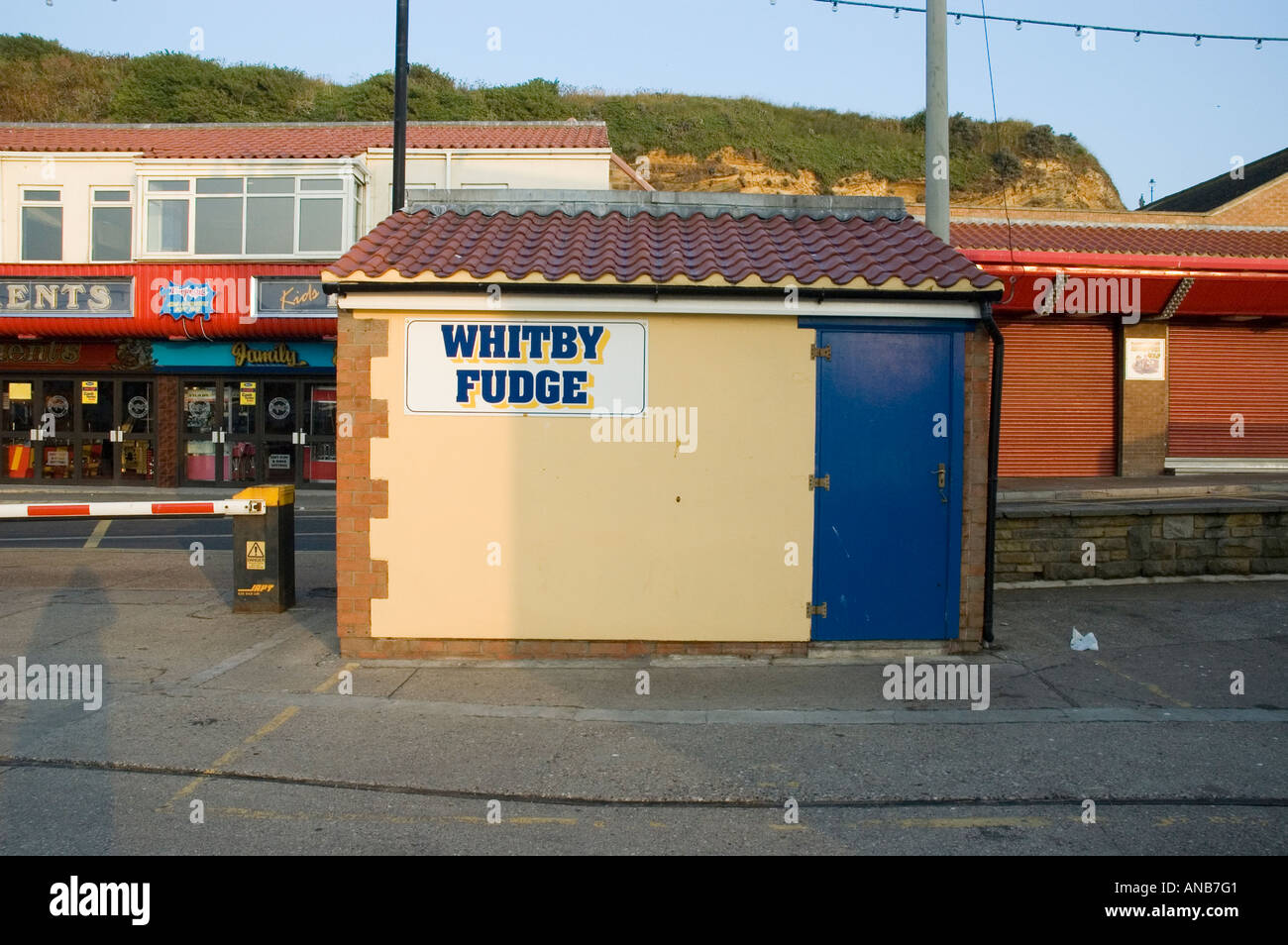 Whitby fudge stall Stock Photo - Alamy