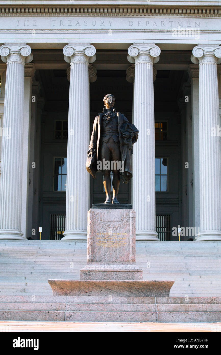 Treasury building washington hi-res stock photography and images - Alamy