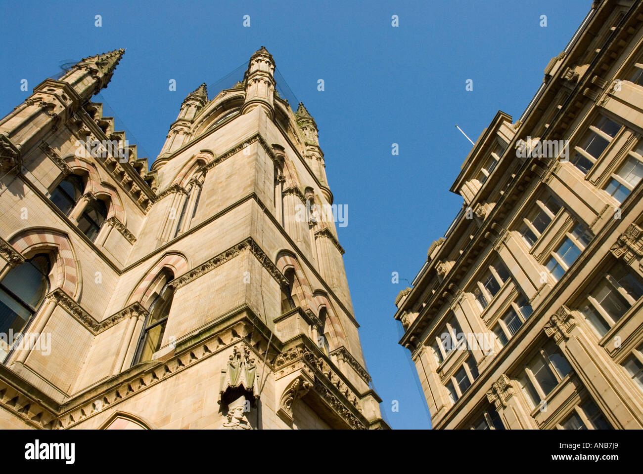 Preserved victorian buildings in Bradford city centre Stock Photo - Alamy