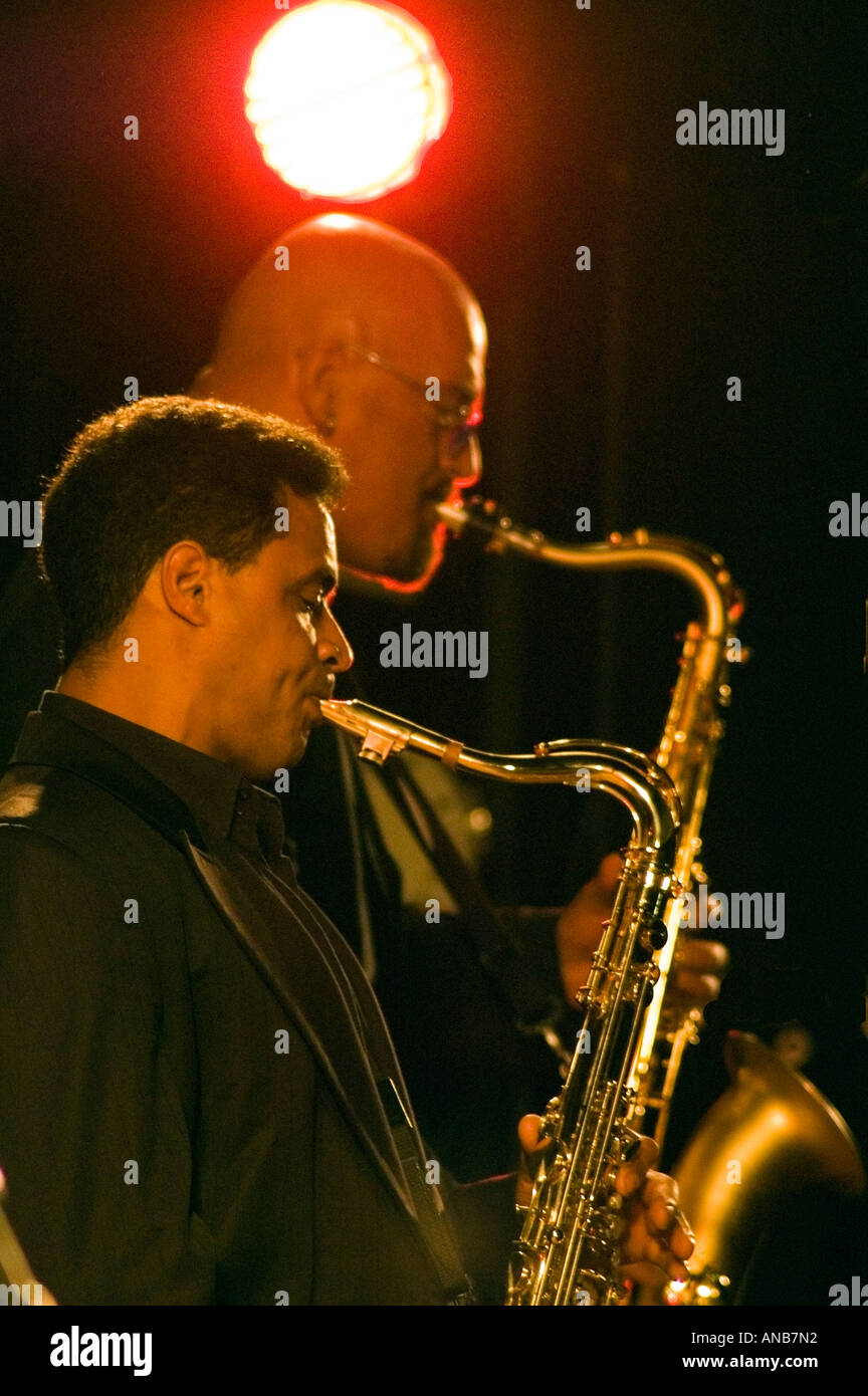 The Ram Jam band performing at the 2006 Rhythm Festival near Bedford ...