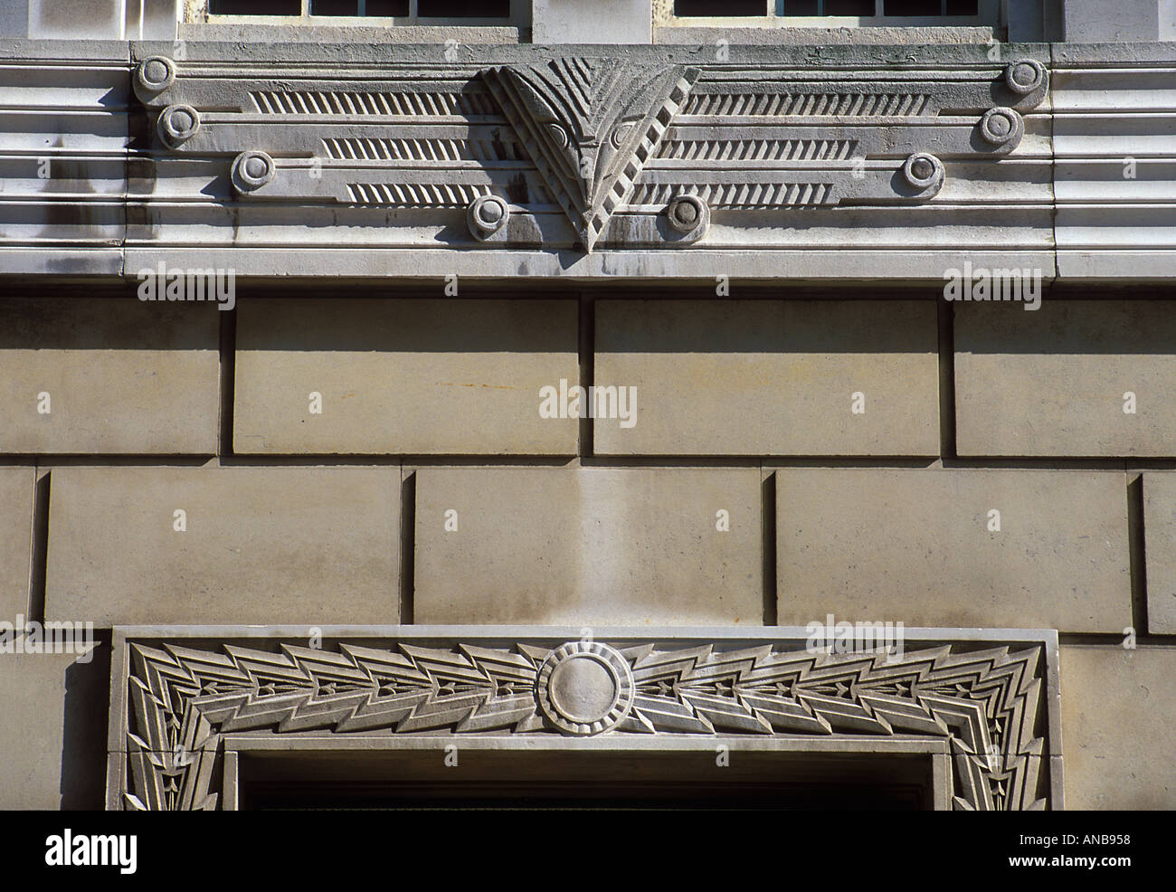 Detail off the Georges Dock building Liverpool opened 1934 by Herbert J ...