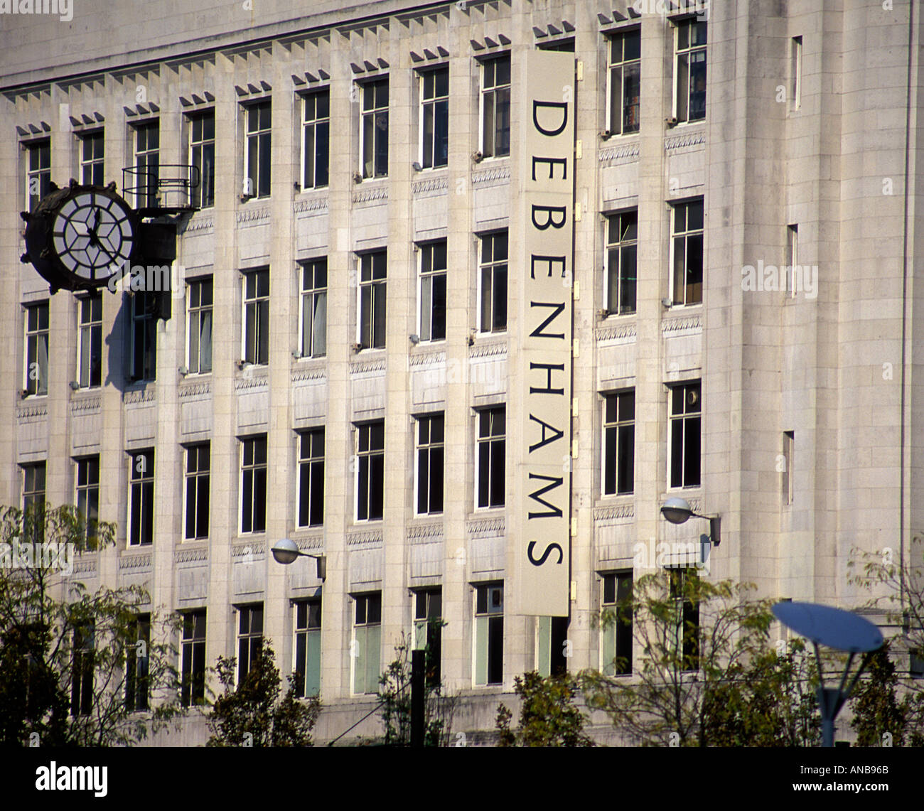 Debenhams facade in Manchester UK Stock Photo - Alamy