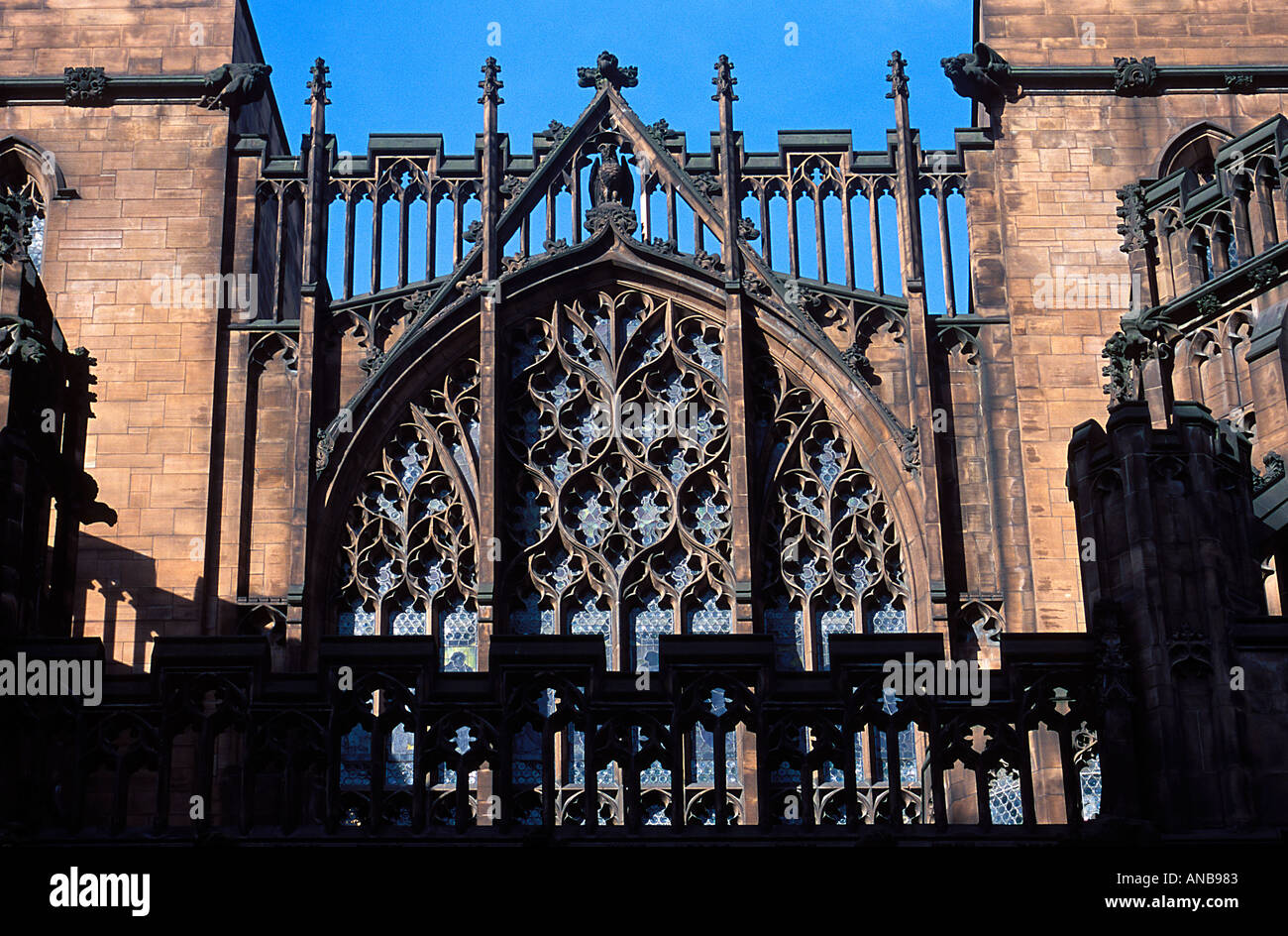 Detail from the Old Library and Market Building Deansgate Castlefield ...