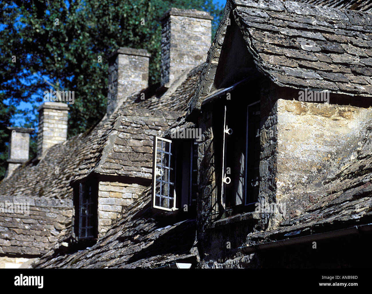 Detail of Dormer window at Arlington Row Bibury Gloucestershire ...