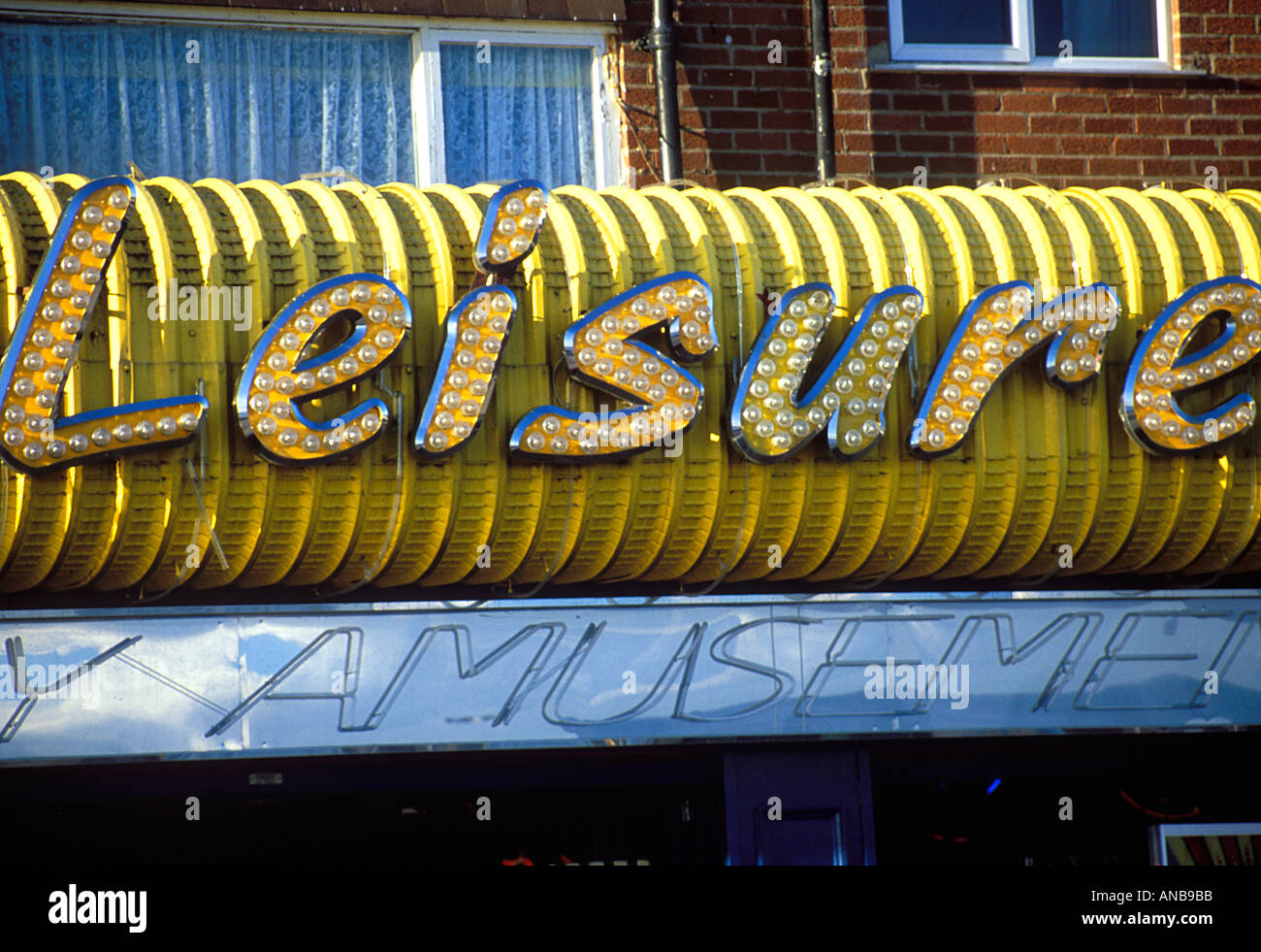 Traditional seaside entertainment Stock Photo - Alamy