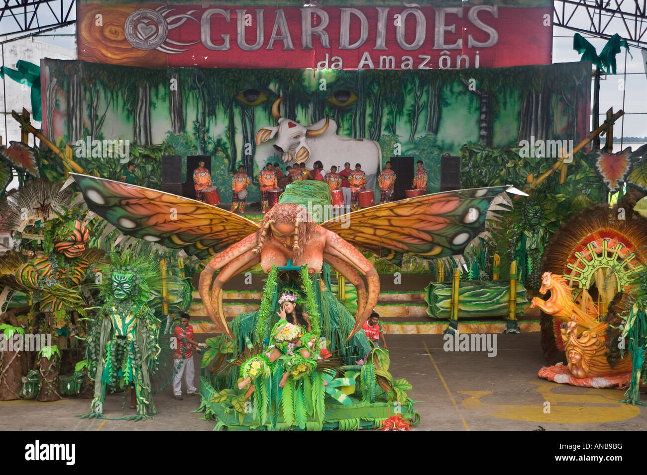 Brazil Amazonas Parintins Boi bumba carnival Stock Photo - Alamy
