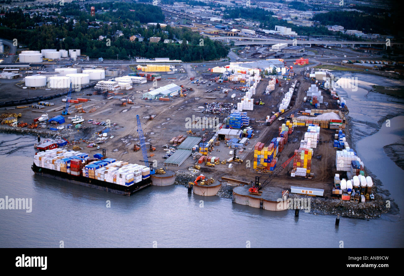 Cargo ship aerial alaska hi-res stock photography and images - Alamy