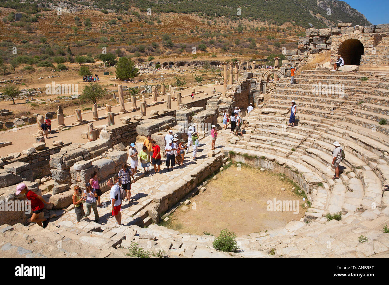 Odeum of ancient Ephesus in Turkey Stock Photo - Alamy