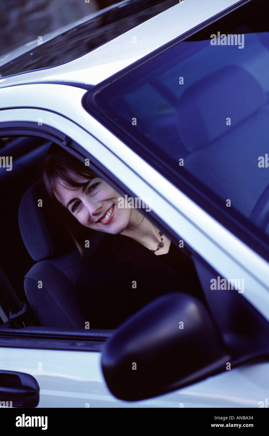 Female motorist hi-res stock photography and images - Alamy