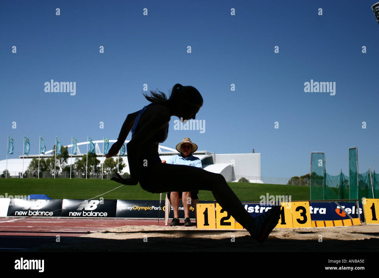 Olympics long jumper hi-res stock photography and images - Alamy