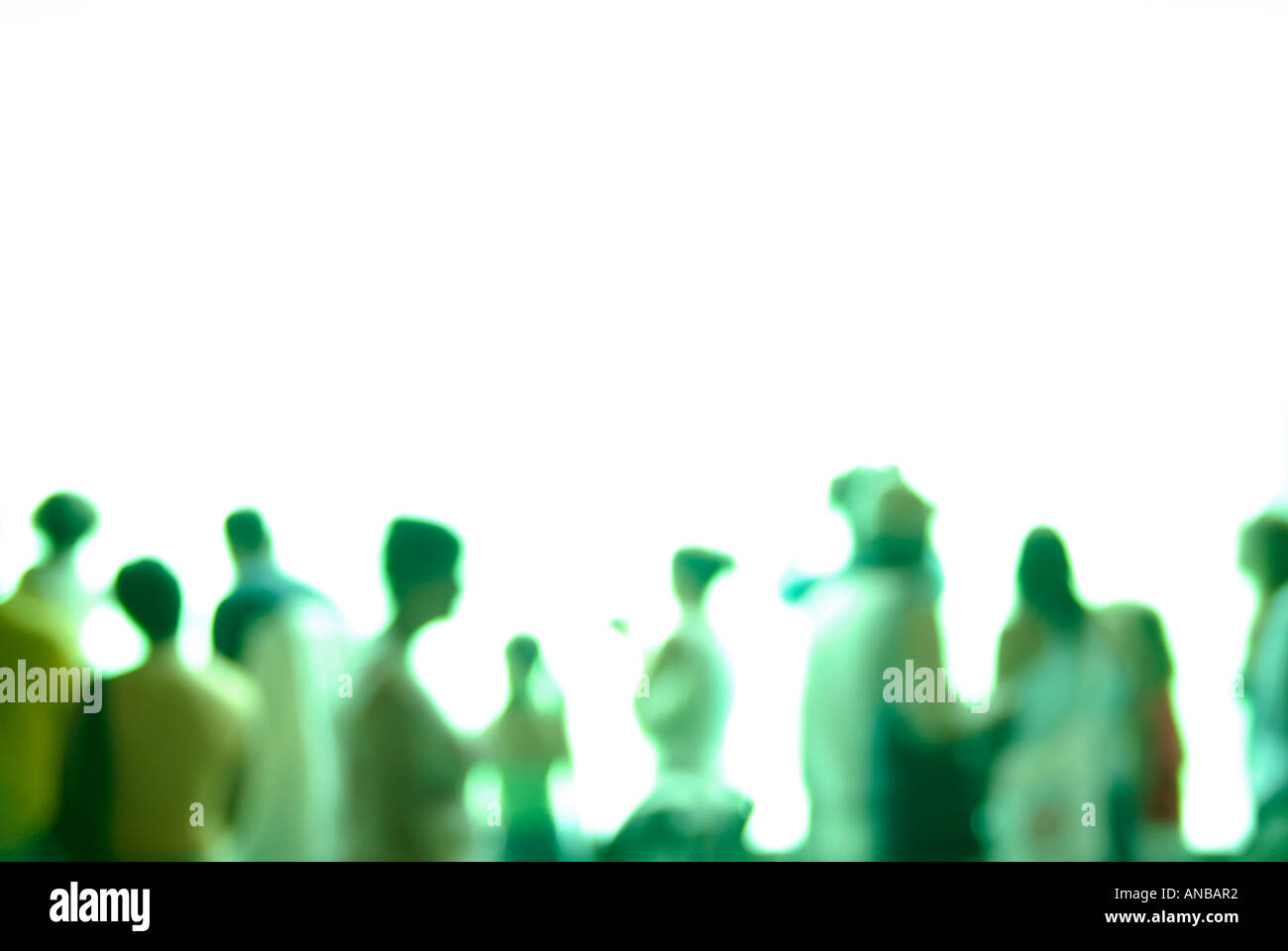 Group of persons with white bottom Stock Photo - Alamy