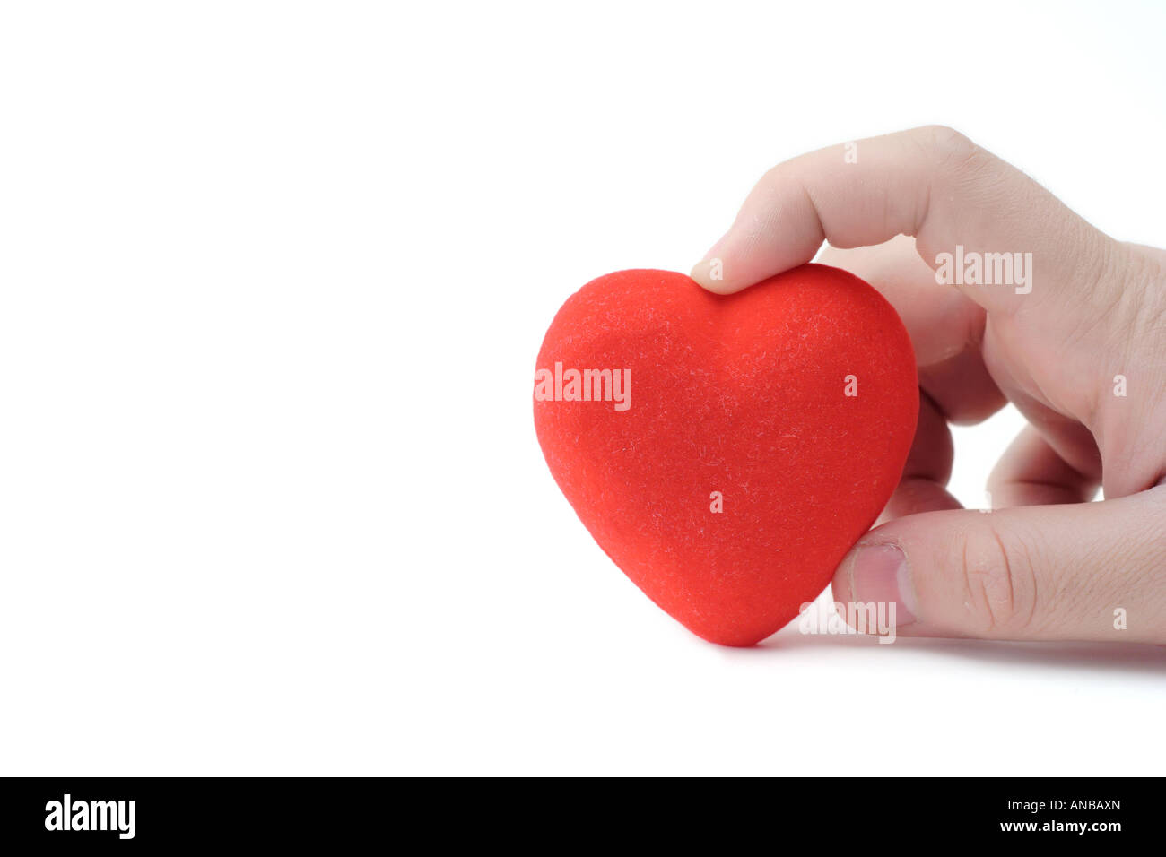 Person holding a heart Stock Photo - Alamy