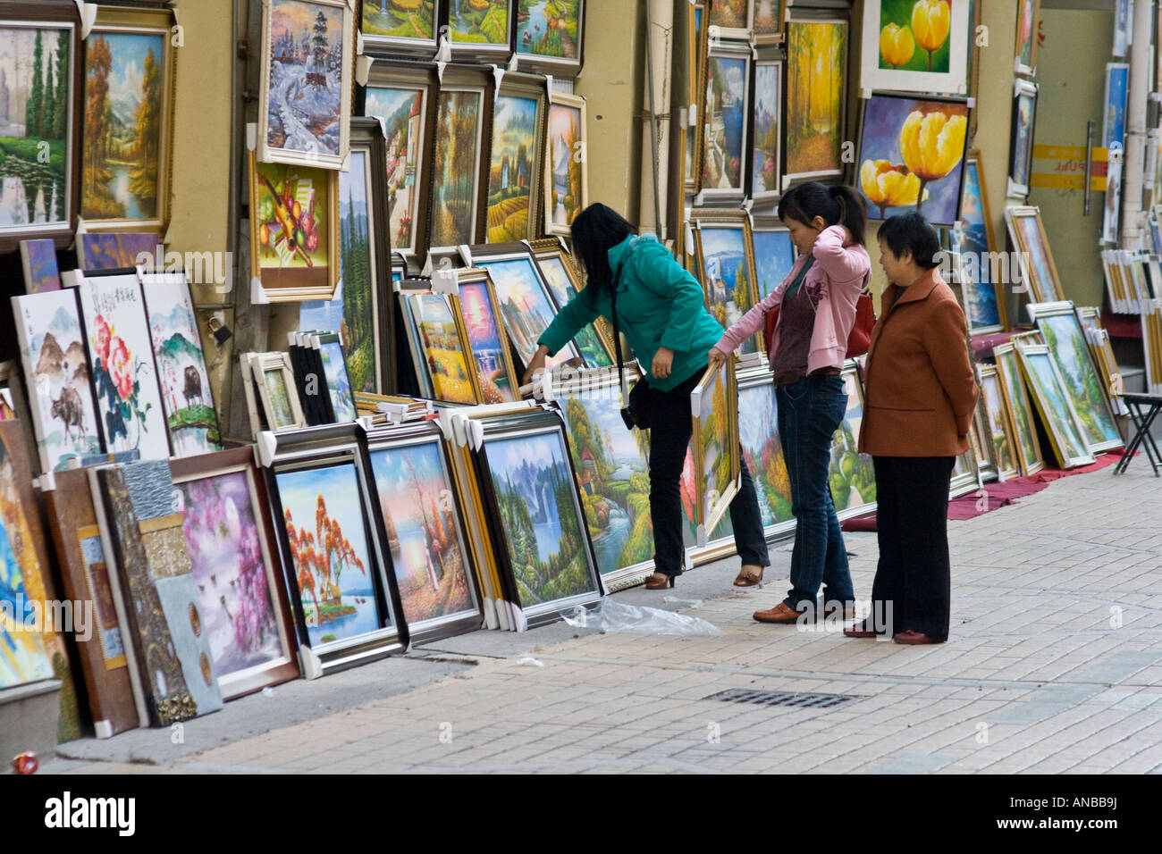 Dafeng oil painting village hi-res stock photography and images - Alamy