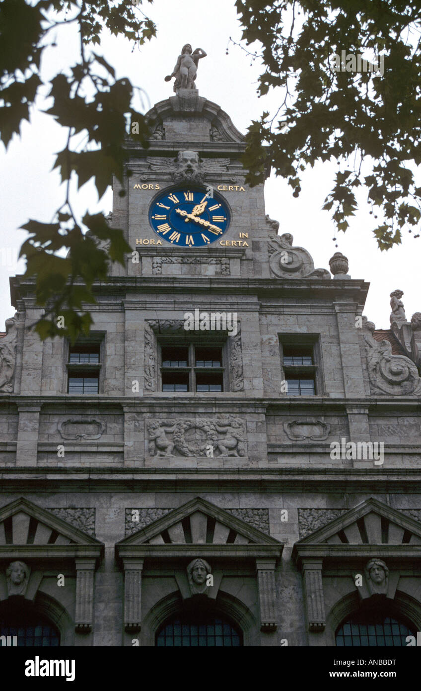 New City Hall Clock tower. Leipzig, Germany Stock Photo - Alamy