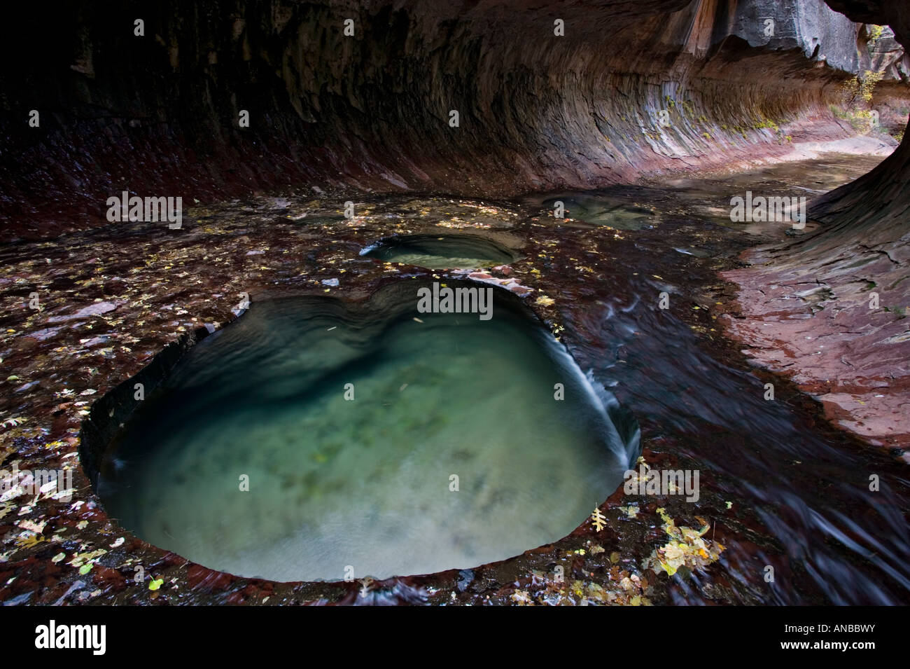 Subway - Left Fork of North Creek Stock Photo - Alamy