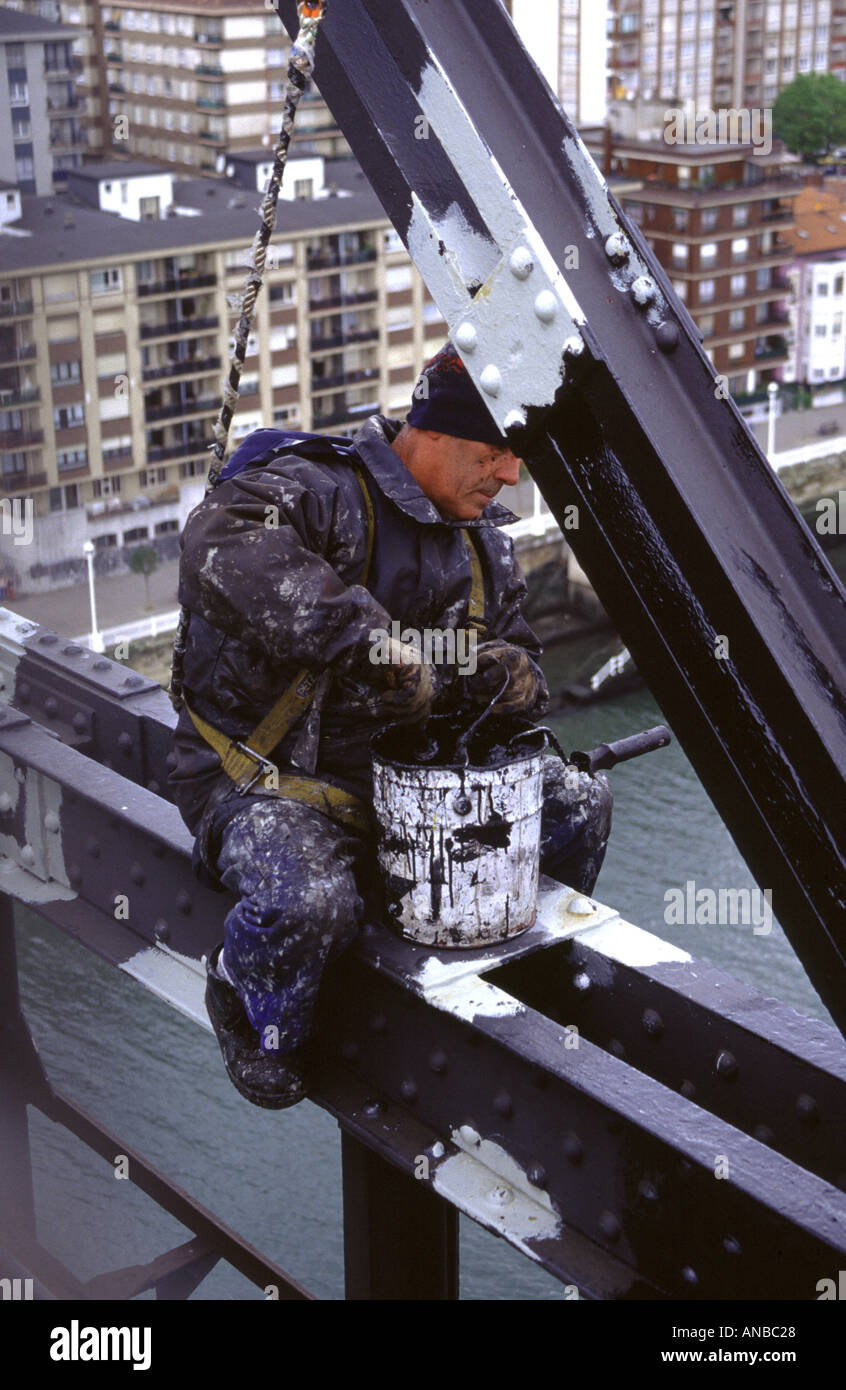 Bridge Painter 2 Stock Photo - Alamy