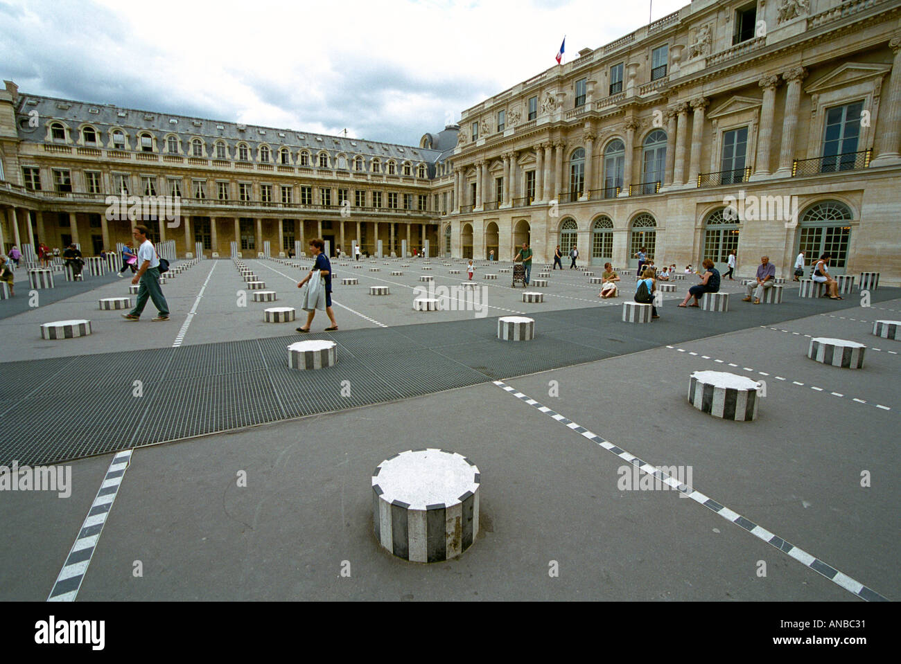 Palais Royal Courtyard Stock Photo - Alamy
