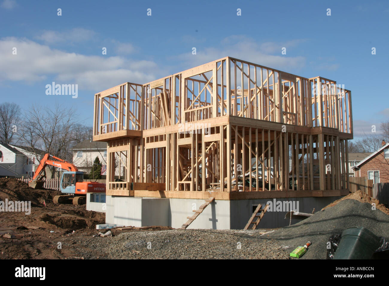 House under construction Stock Photo - Alamy