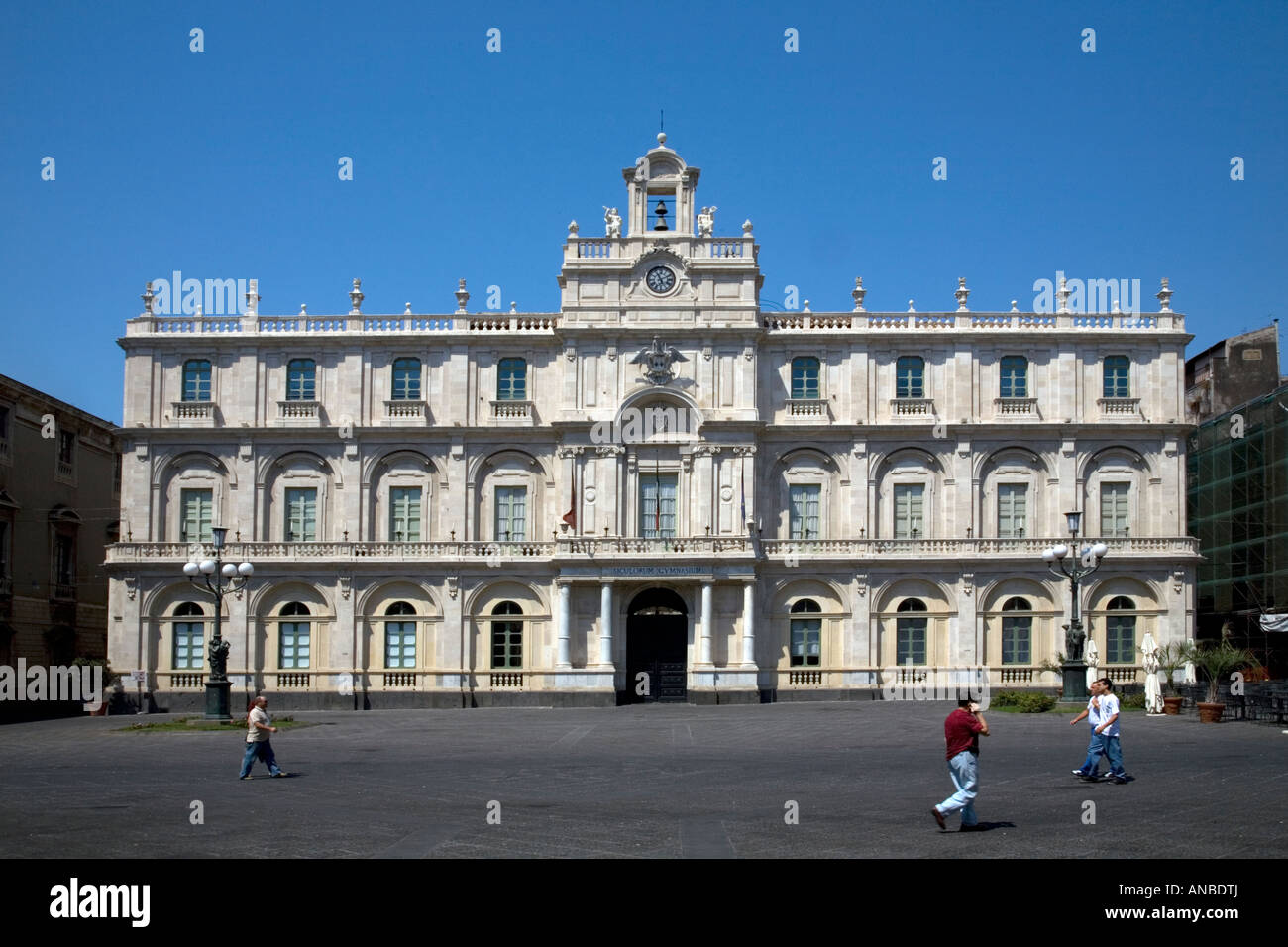 University Building Via Etnea Catania Sicily Italy Stock Photo - Alamy