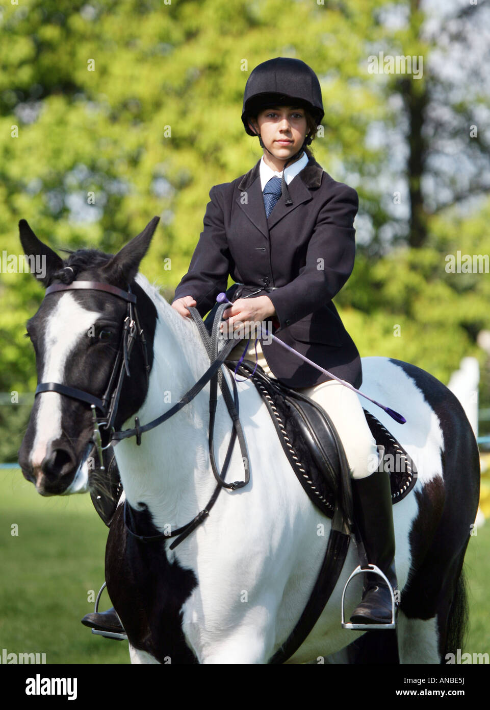 English horse riding girl hi-res stock photography and images - Alamy