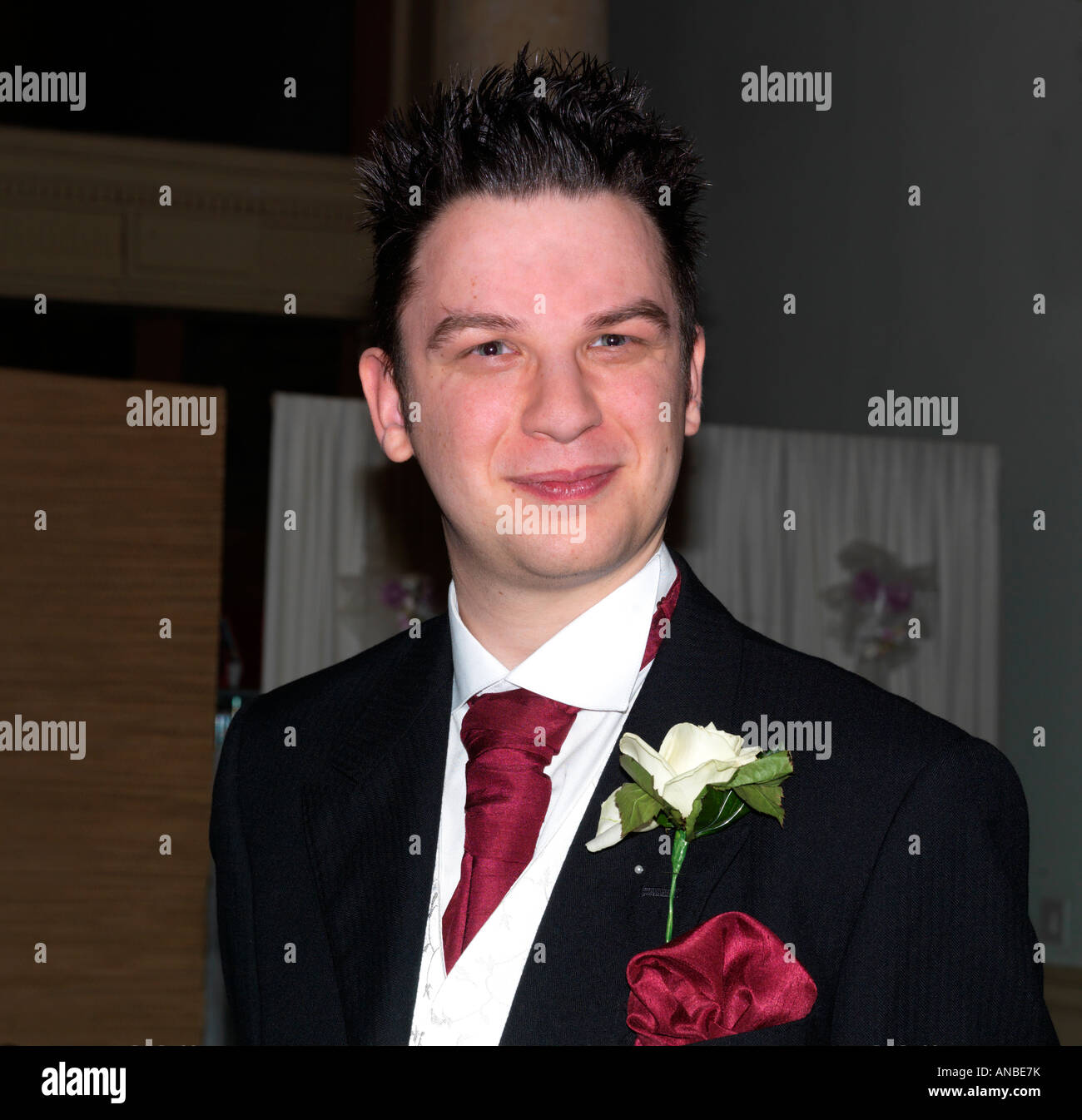 Usher at Wedding Thorpe Hall Peterborough England Stock Photo - Alamy