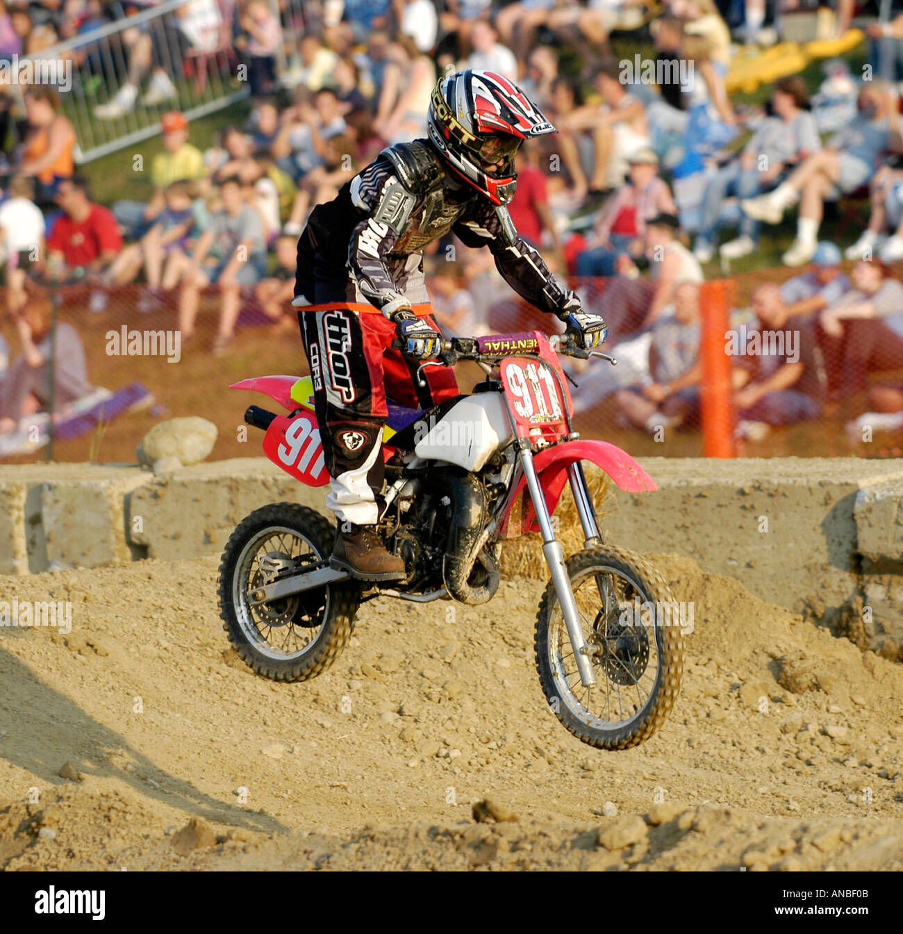 Off Road Motocross Action Stock Photo - Alamy