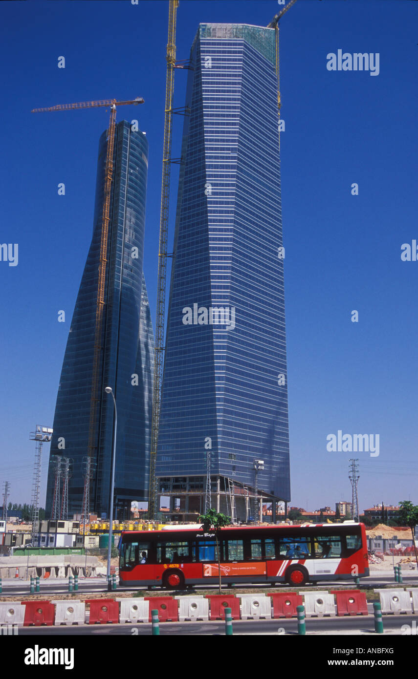 Towers madrid hi-res stock photography and images - Alamy
