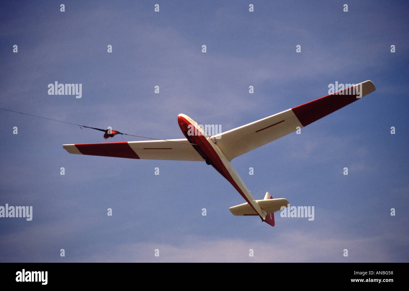 Glider at Kenley Surrey England UK Stock Photo - Alamy
