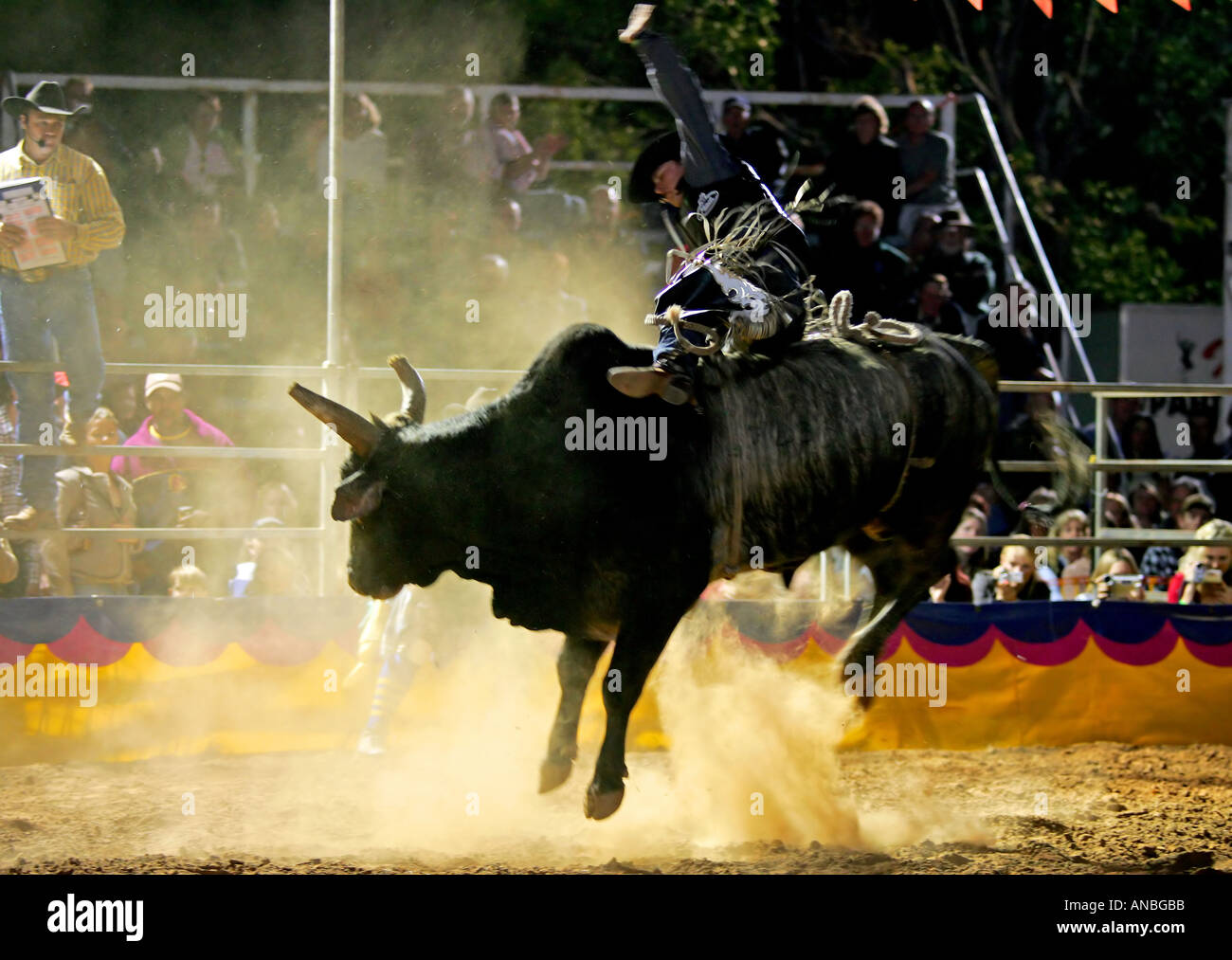 Bull riding Mt Isa Stock Photo - Alamy