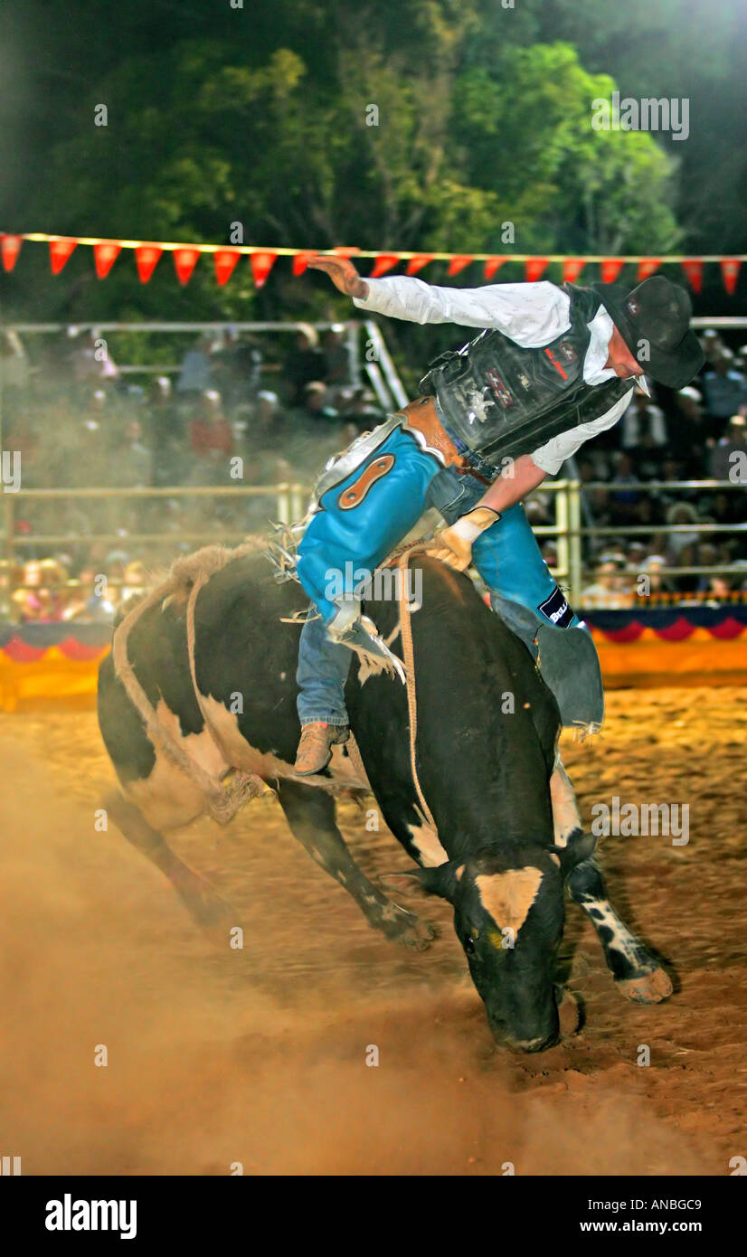 Bull riding Mt Isa Stock Photo - Alamy