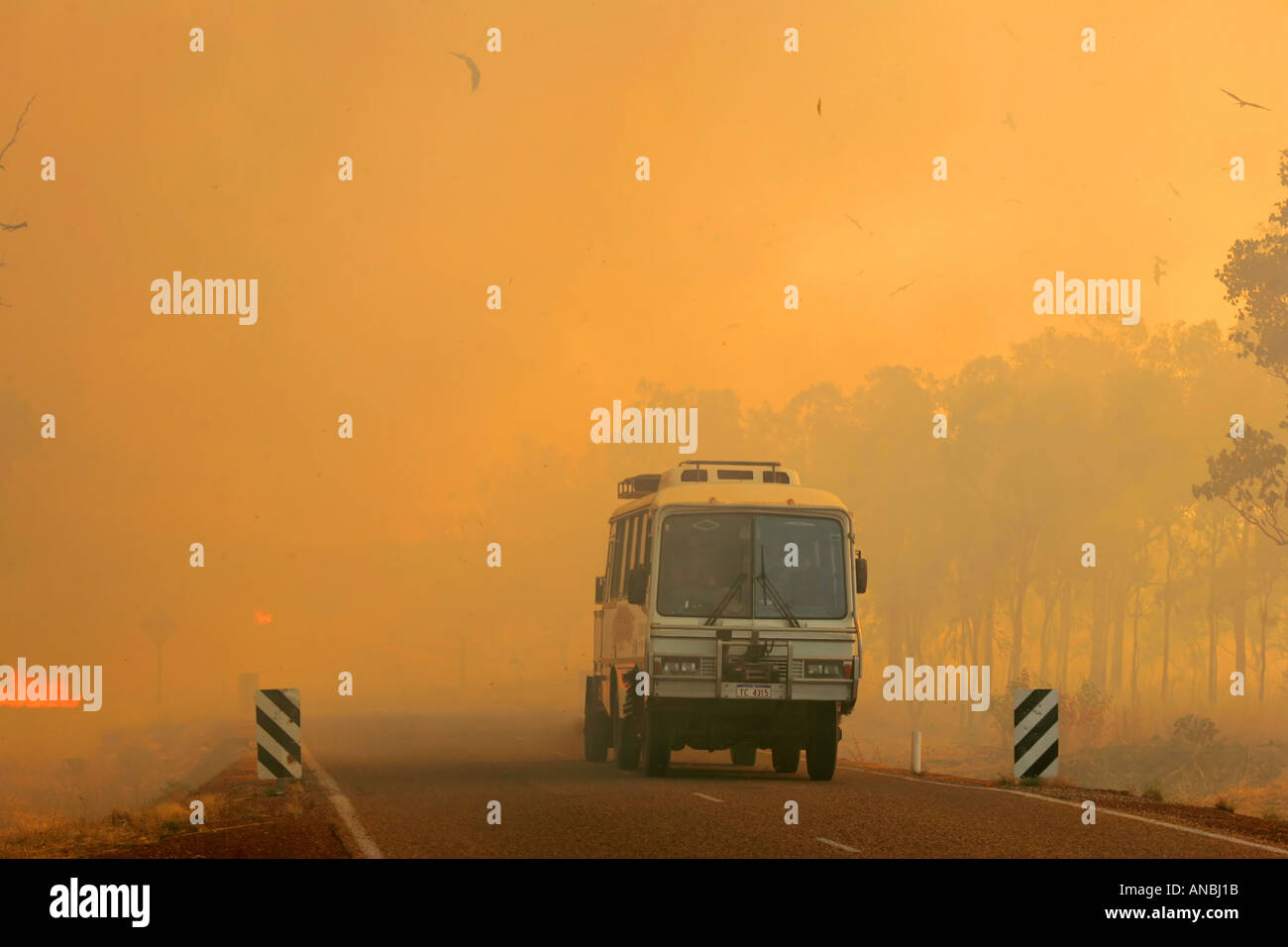 Bush fire Australia Northern Territories Stock Photo - Alamy