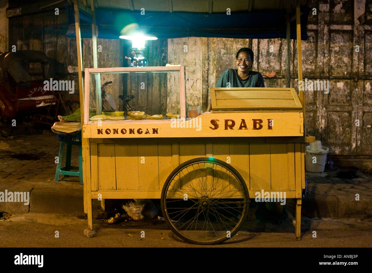 Sweets Street Cart Solo Java Indonesia Stock Photo - Alamy