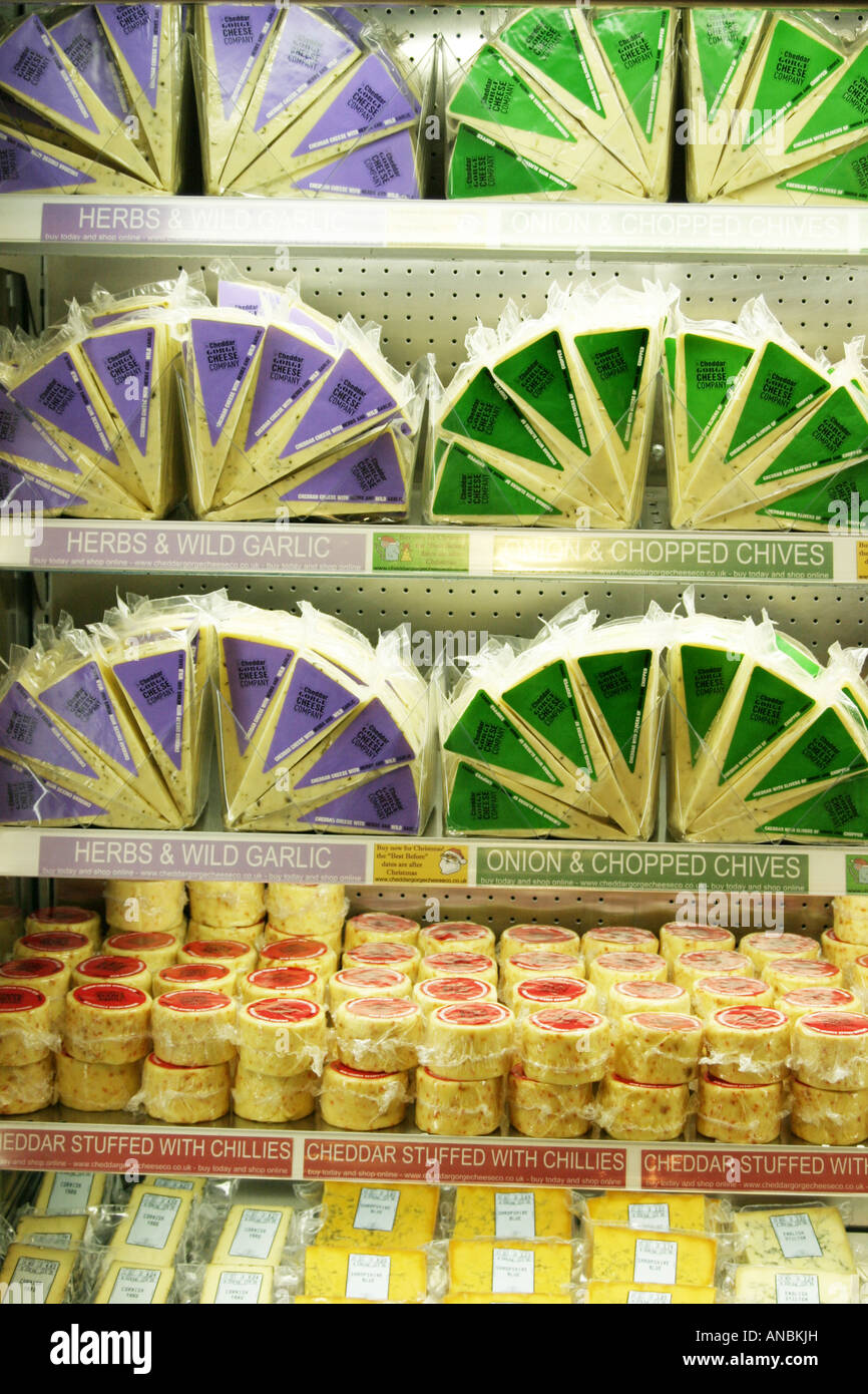 Cheddar Gorge Cheese Company Cheese Stock Photo - Alamy