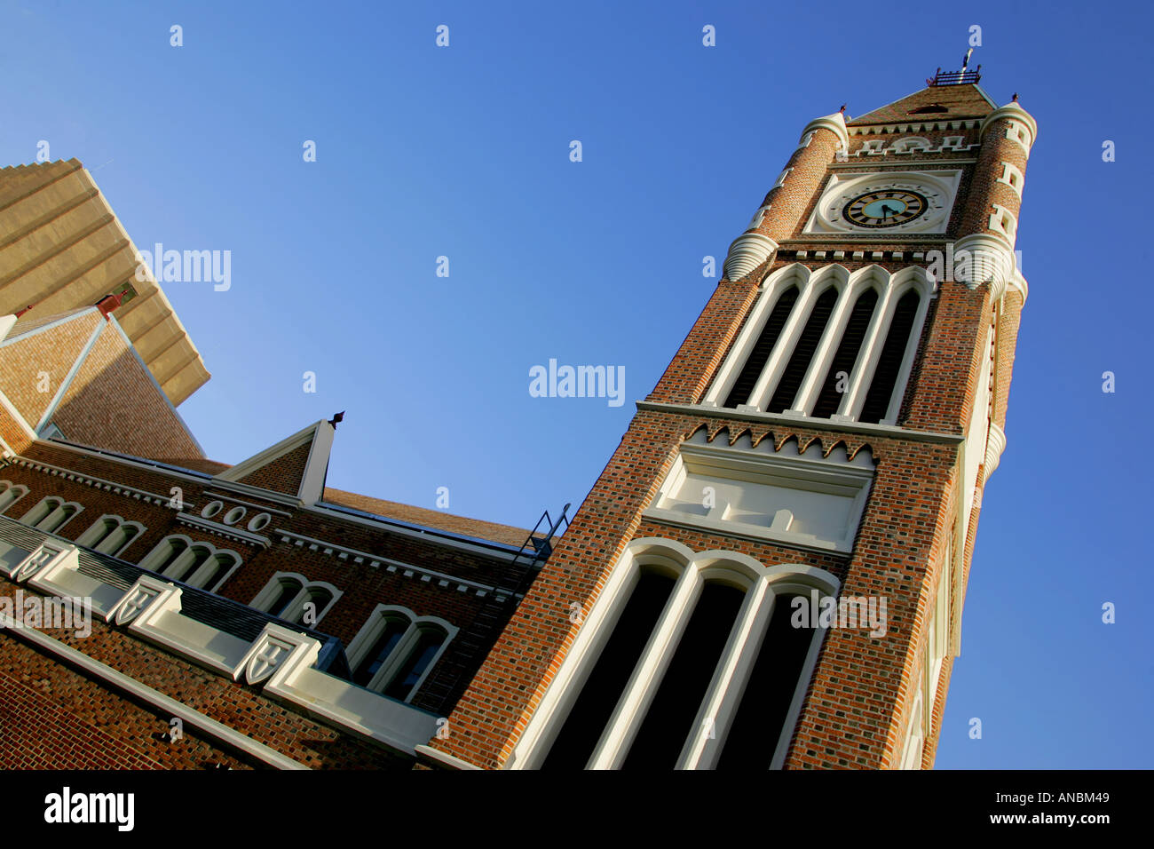 Town Hall Clock Tower at the corner of Hay and Barrack Street in Perth ...