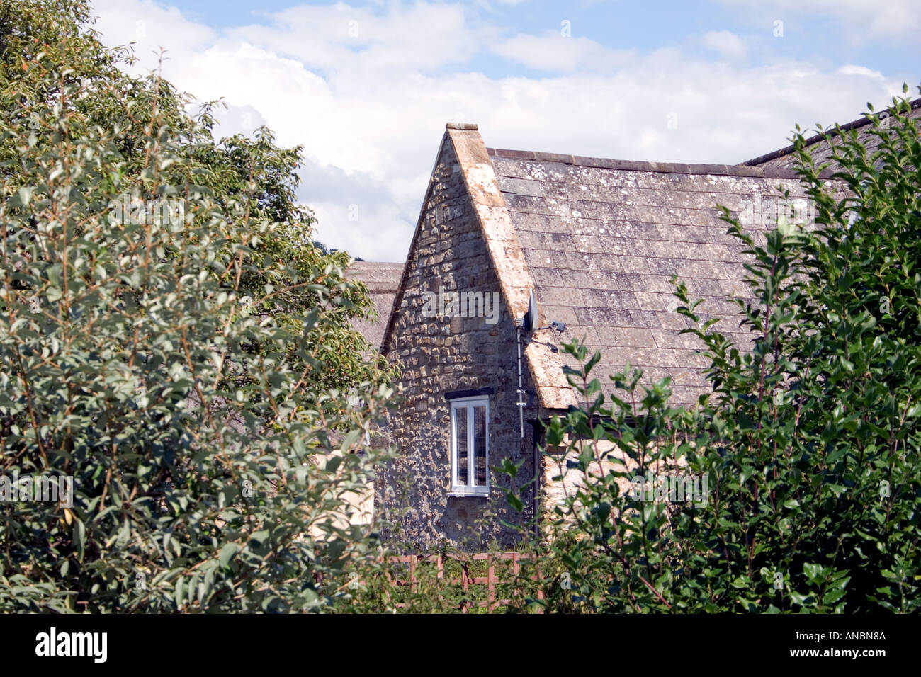 Secluded hamstone country house secluded house roof gable end garden ...