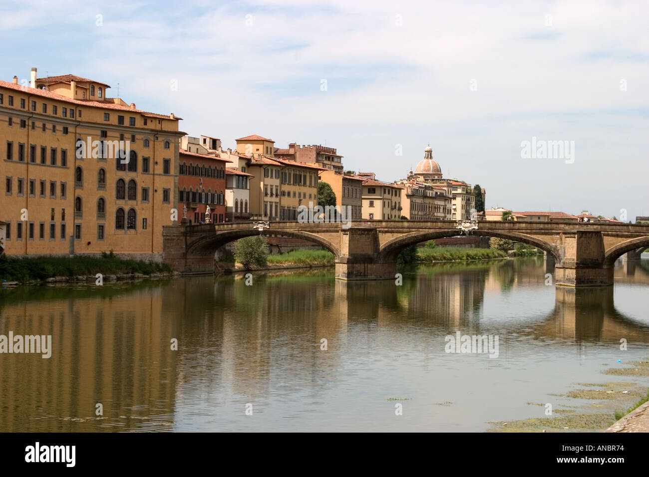 Florence Italy Bridge Stock Photo - Alamy