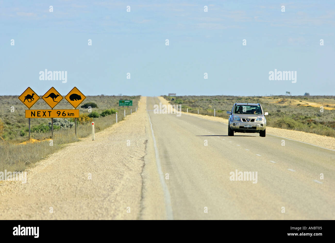 Road over the Nullarbor plain Stock Photo - Alamy