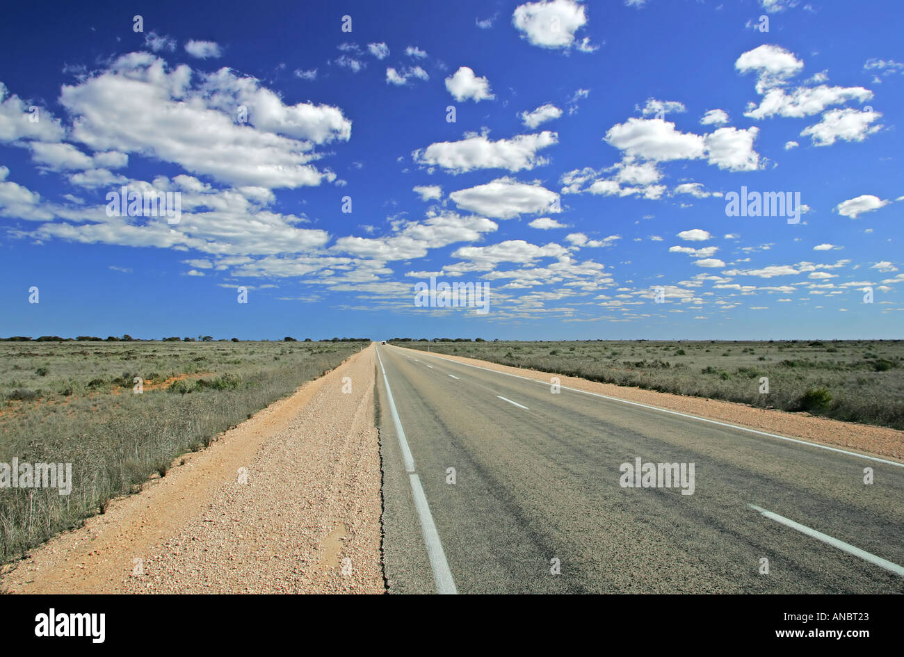 Road over the Nullarbor plain Stock Photo - Alamy