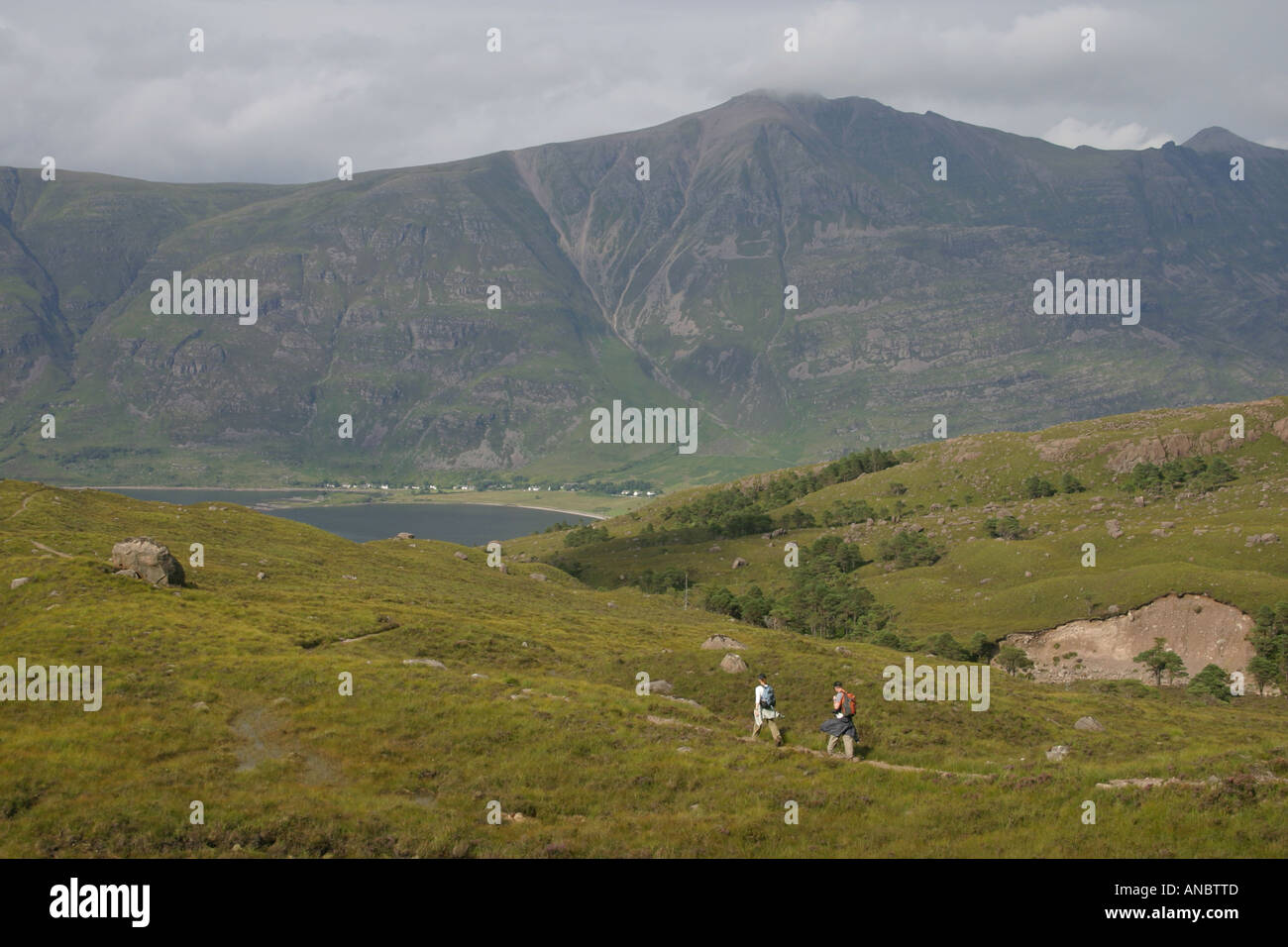 Liathach from Ben Damh in the Torridon area of Scotland Stock Photo - Alamy