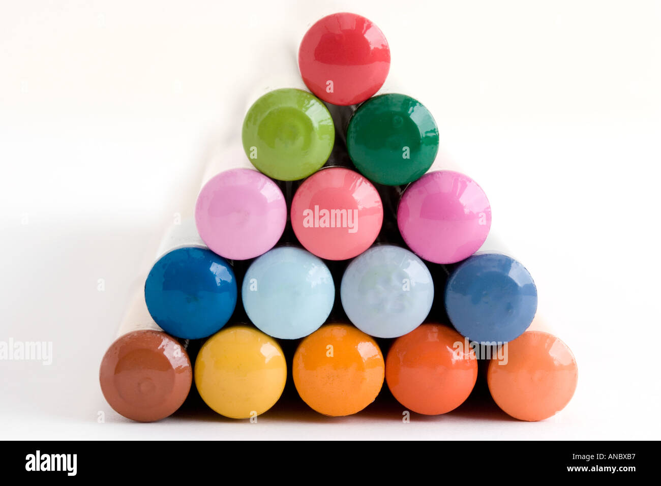Pyramid crayons hi-res stock photography and images - Alamy