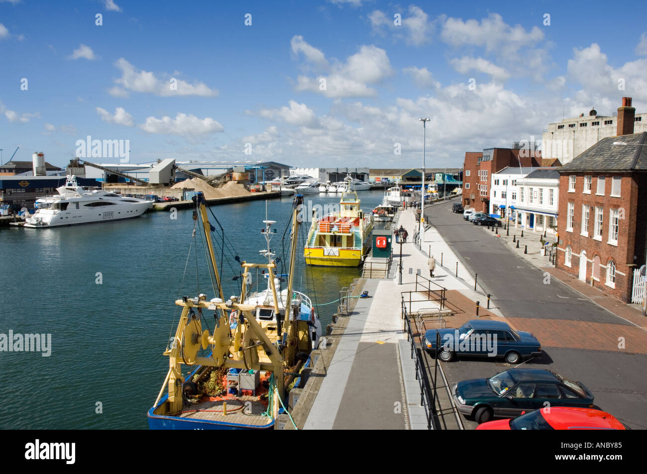 Poole Quay Dorset England UK Stock Photo - Alamy