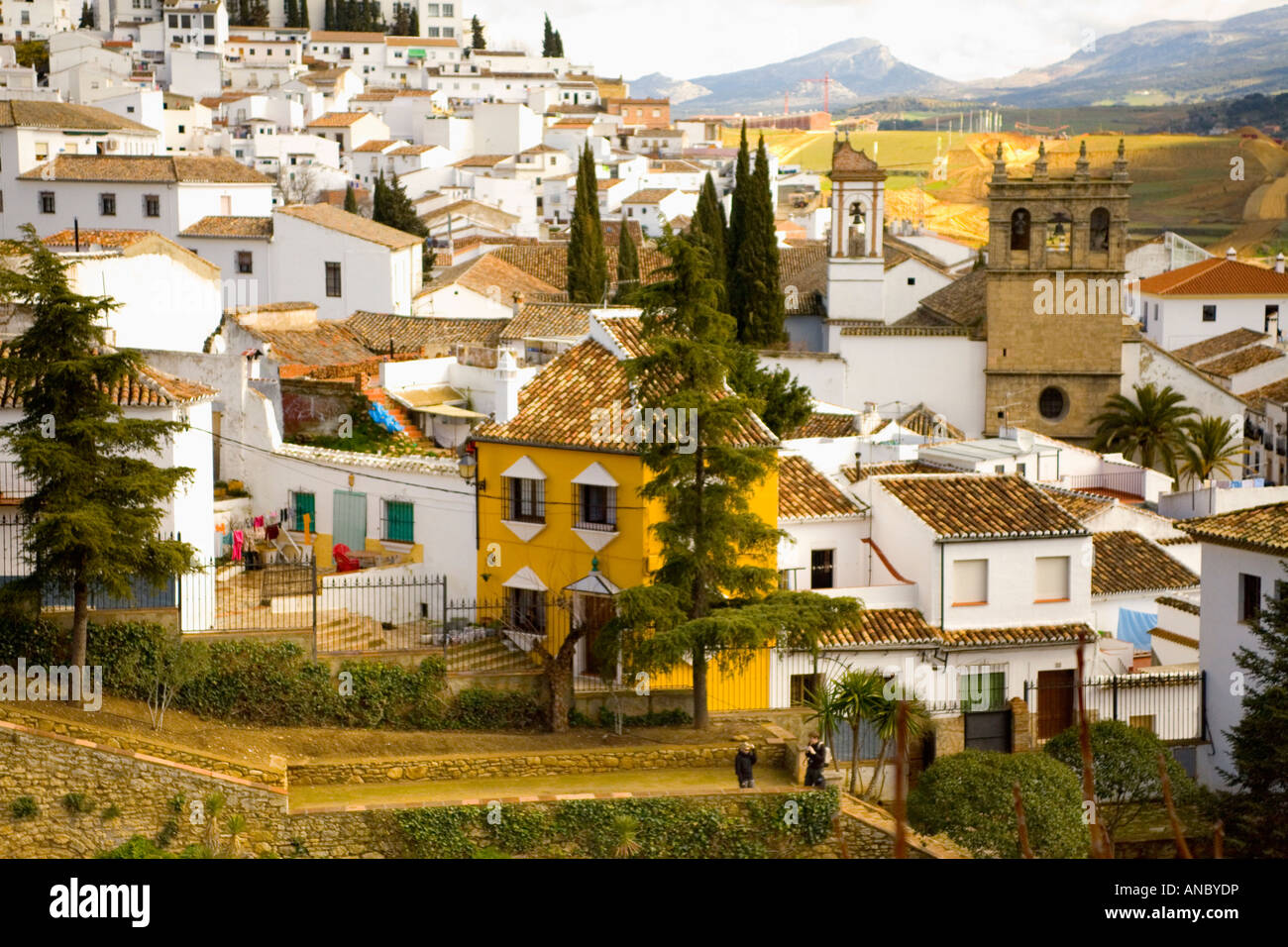 Hotel Casa del Rey Moro and white traditional Spanish houses in the ...