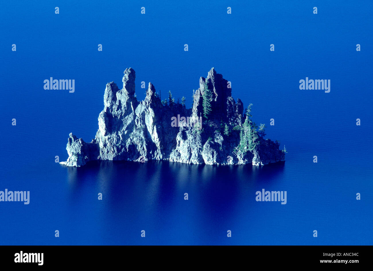 M00142 tif Phantom Ship Island at Crater Lake Oregon Crater Lake ...