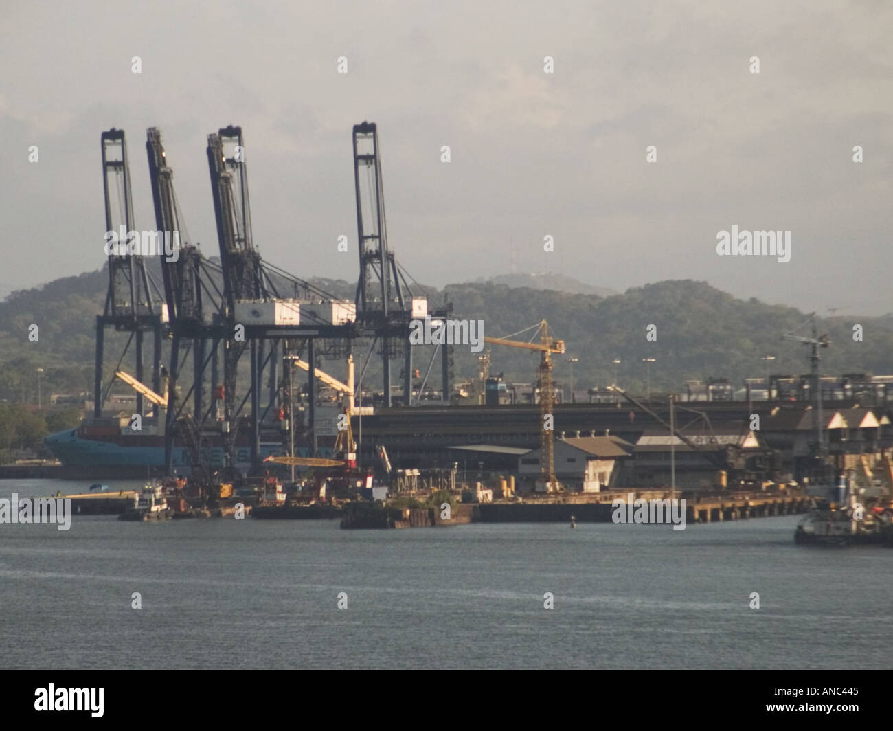 Port of Balboa Panama City Panama Latin America 2004 Stock Photo - Alamy
