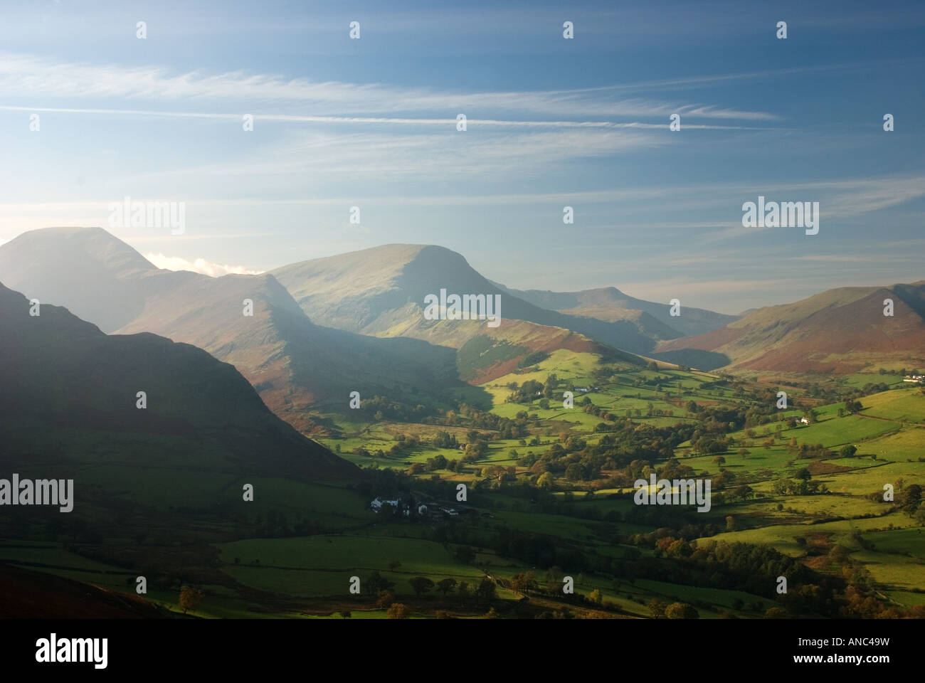 Newlands valley high view hi-res stock photography and images - Alamy