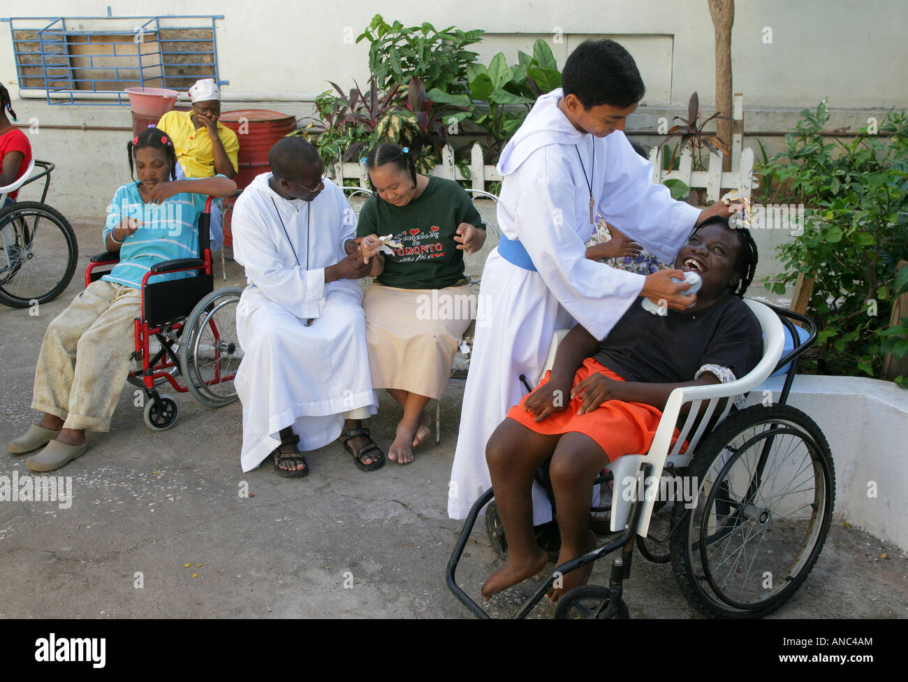 Catholic congrigation "Missionaries of the Poor" (MOP) care for the ...