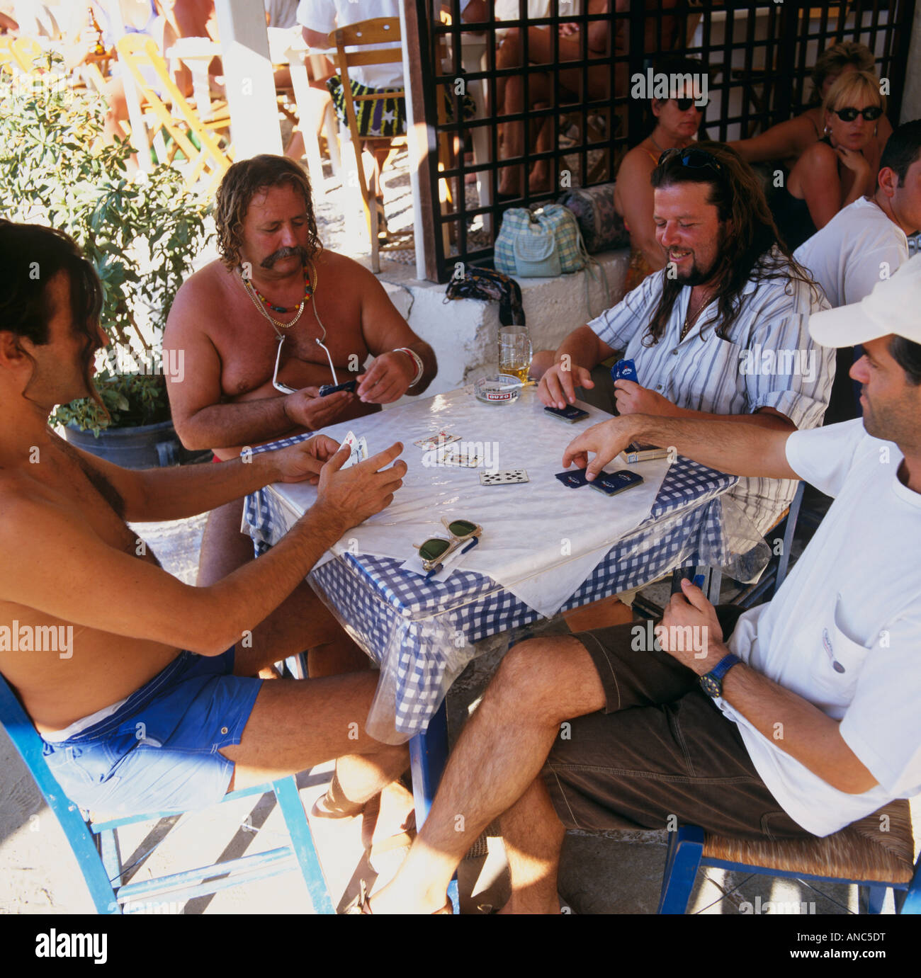 Greek men relaxing hi-res stock photography and images - Alamy